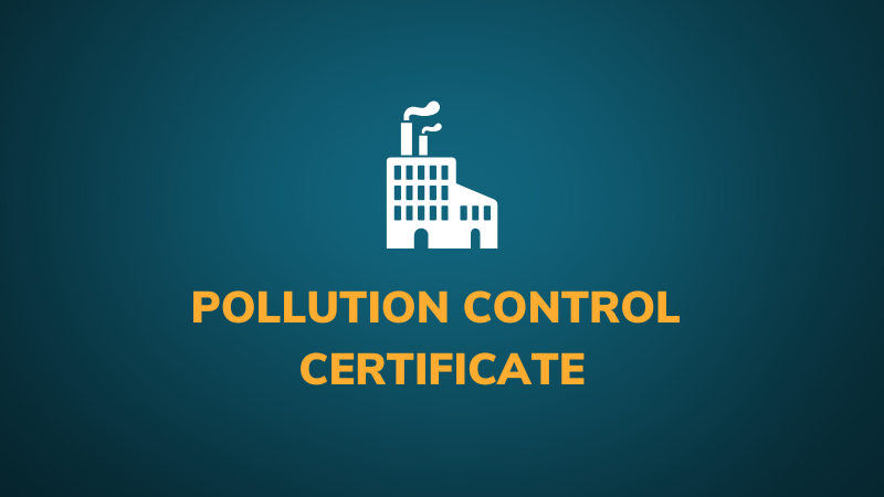 Pollution Control Certificate - My Legal Clinic